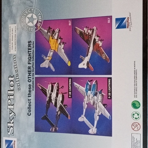 New Ray Toys Co | Toys | New Ray Skypilot Collection Model P38 ...